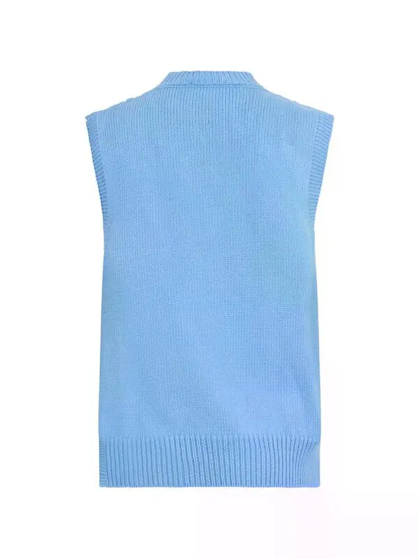MOORER Cable-knit Vest