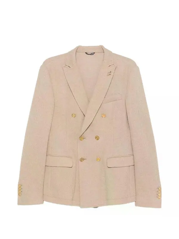 DANIELE ALESSANDRINI Double-breasted Peak-lapel Jacket