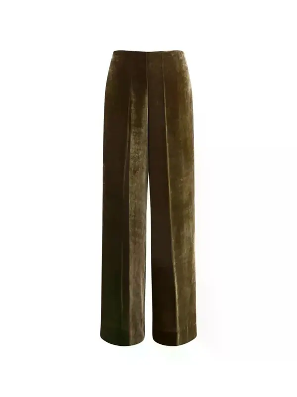 P.a.r.o.s.h Velvet Wide-leg Trousers