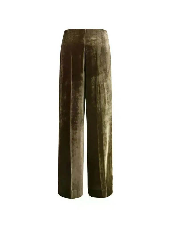 P.a.r.o.s.h Velvet Wide-leg Trousers