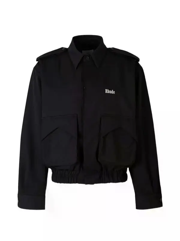 Rhude Embroidered Logo Wool Jacket