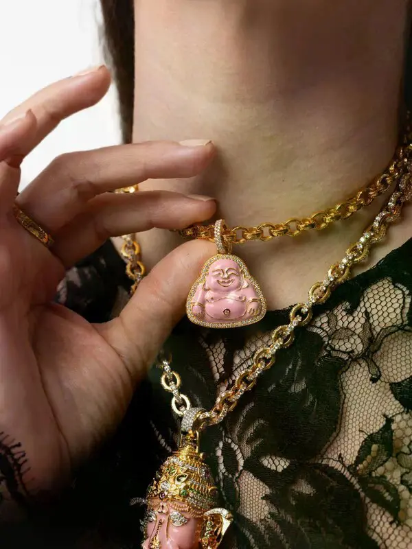 BUDDHA MAMA Buddha Diamond Pendant