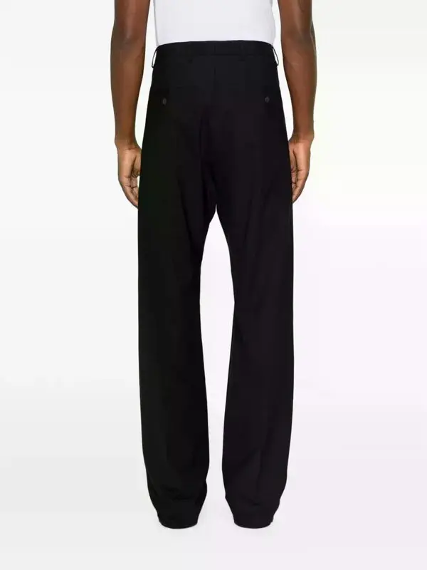 Rick Owens Pressed-crease Tailored Trousers