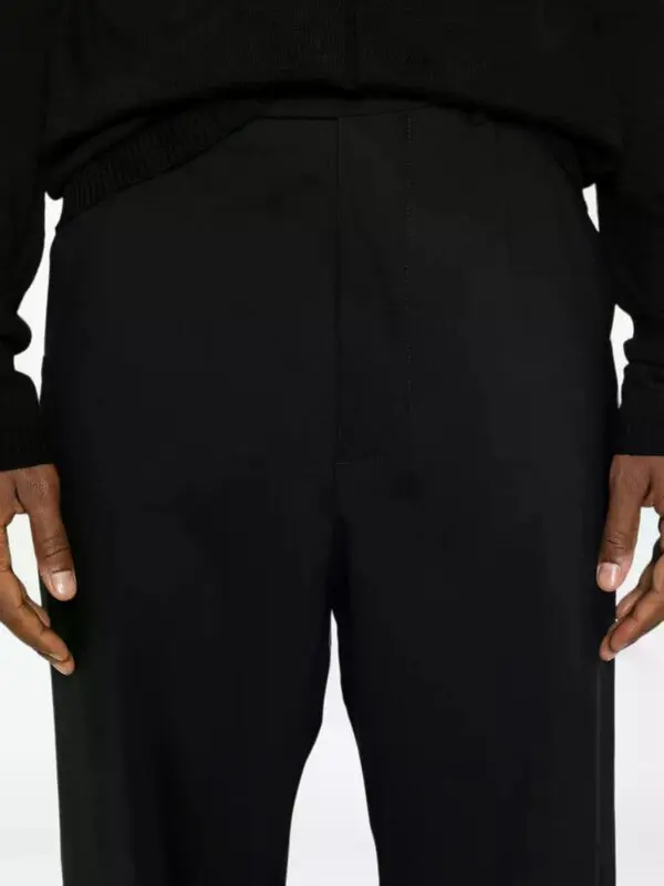 Rick Owens Pressed-crease Tailored Trousers