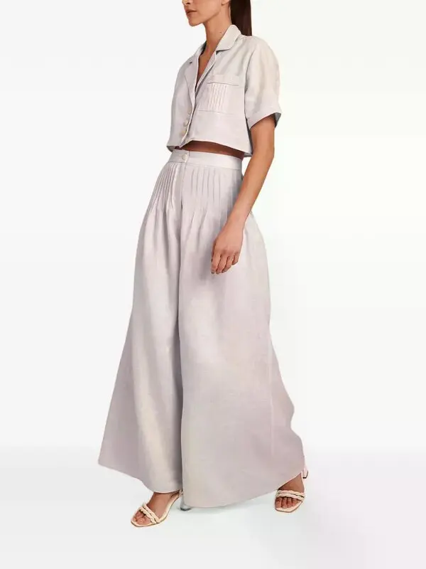 Azulu Posey Pleated Palazzo Pants
