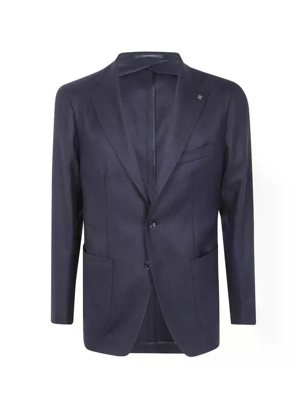 Tagliatore Logo-pin Single-breasted Blazer