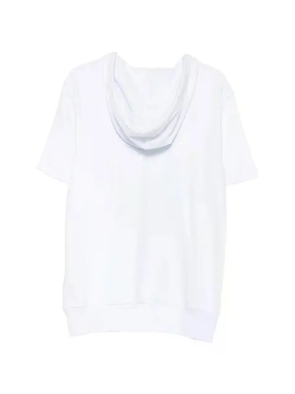 Versace Mesh Insert Hoodie - White