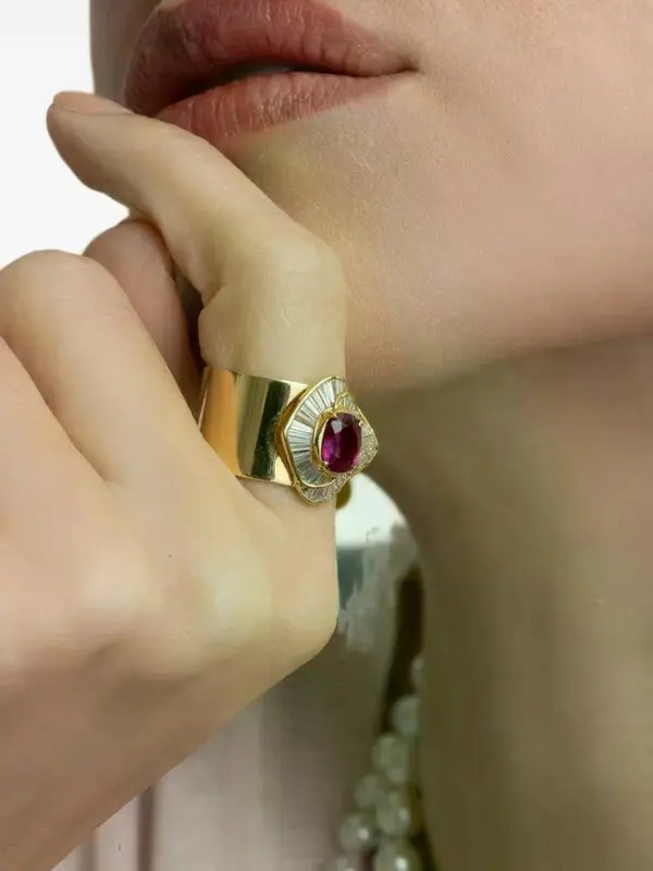 YUTAI Revive Ruby And Diamond Ring