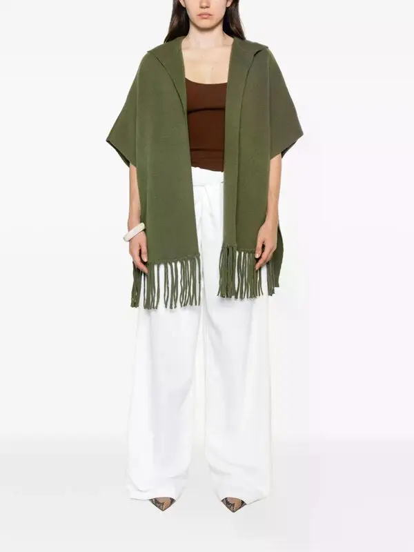 PHILO-SOFIE Fringed Hooded Cape