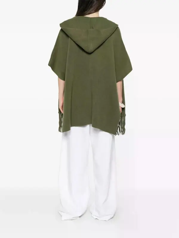 PHILO-SOFIE Fringed Hooded Cape