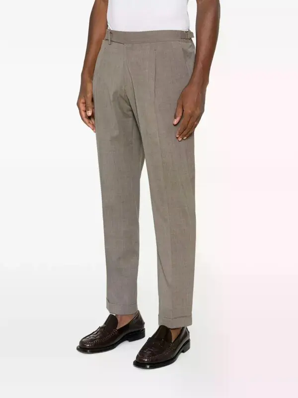 BRIGLIA 1949 Pleated Turn-up Trousers