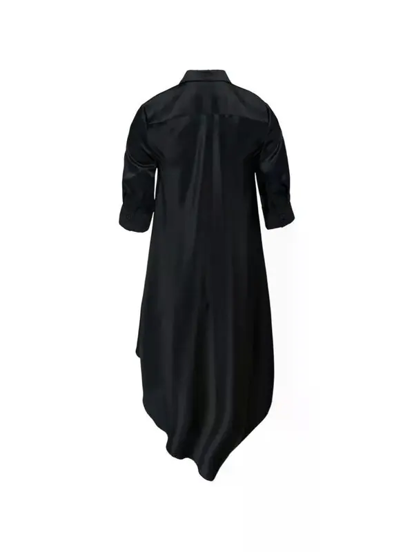 CLUB21 Asymmetric Satin Midi Dress