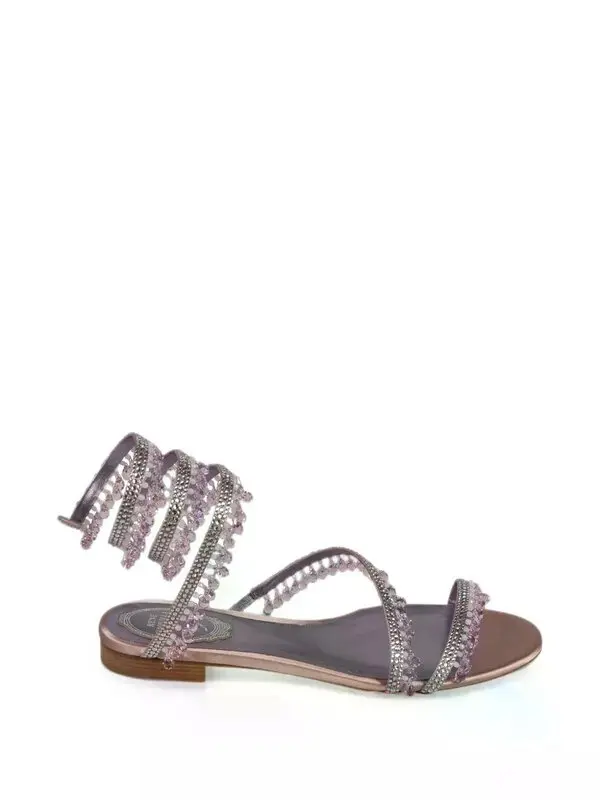 Rene Caovilla Chandelier Crystal-embellished Sandals