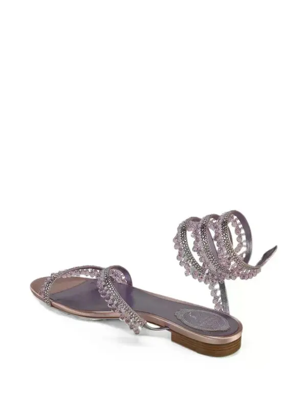 Rene Caovilla Chandelier Crystal-embellished Sandals