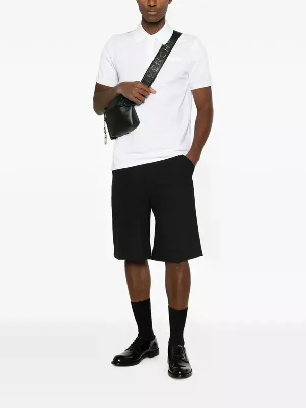 Givenchy Logo-patch Short-sleeve Polo Shirt