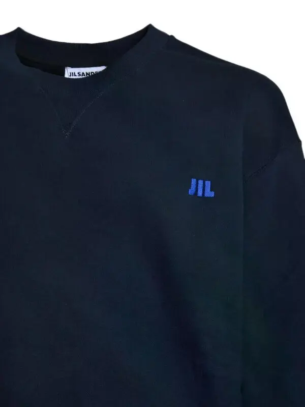 JIL SANDER Cotton Terry Crew-neck Sweatshirt