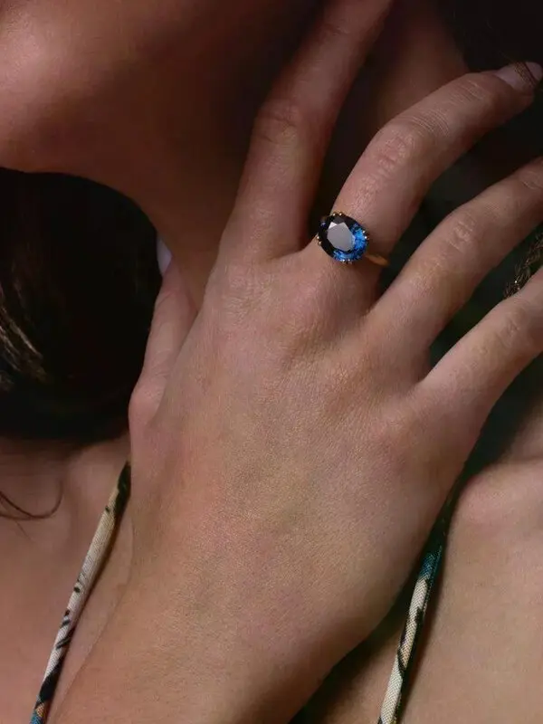 Irene Neuwirth Gemmy Gem Sapphire Ring - Gold
