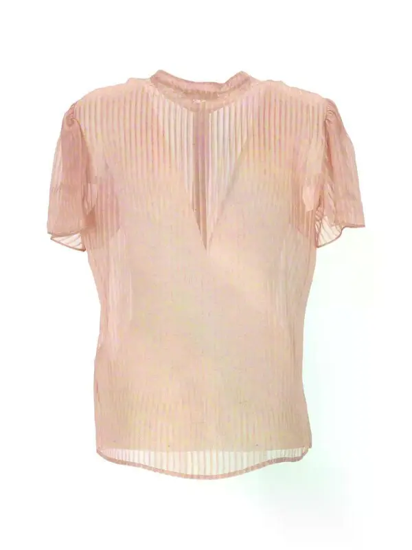 KRISTINA TI Sheer Silk Blouse