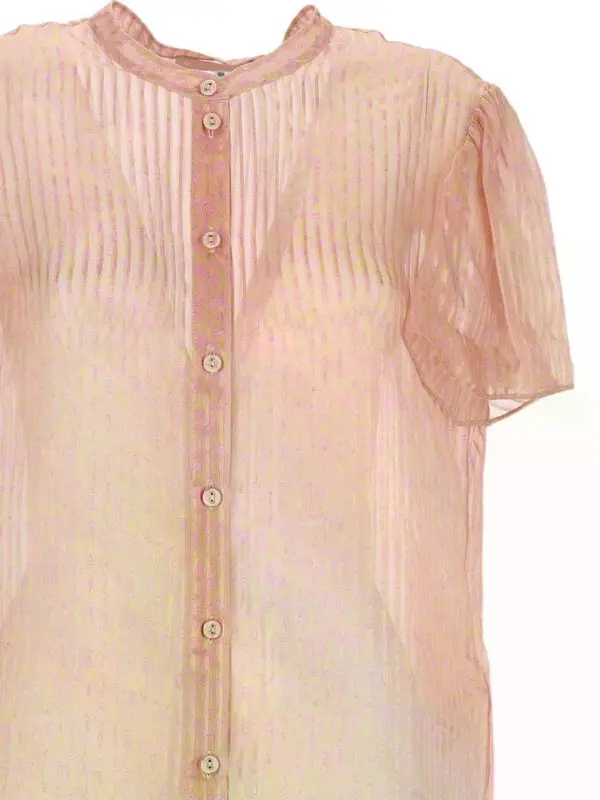 KRISTINA TI Sheer Silk Blouse