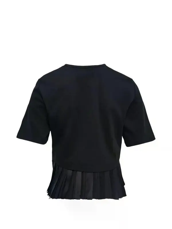CLUB21 Pleated-hem T-shirt