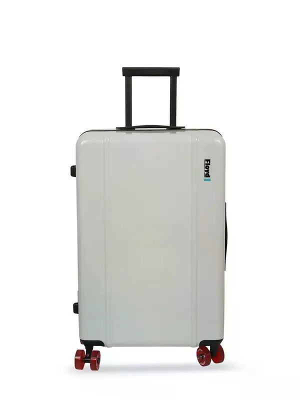 FLOYD Logo-print Four-wheel Suitcase - White