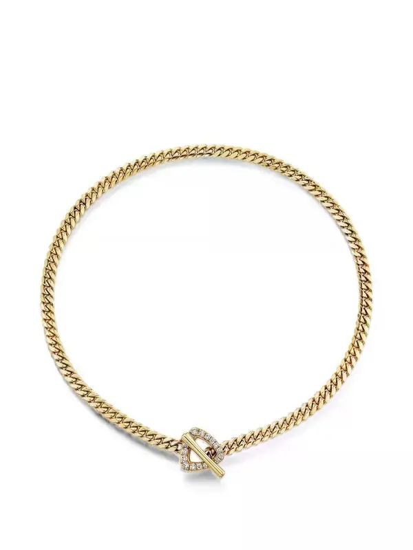 LOGAN HOLLOWELL Diamond Trillion Necklace