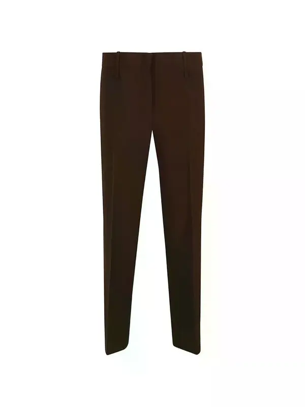 Ermanno Scervino Belt-loop Pressed-crease Trousers
