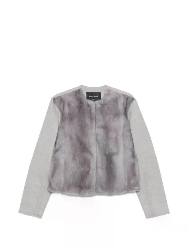 Fabiana Filippi Silk & Nylon Jacket With Real Mink