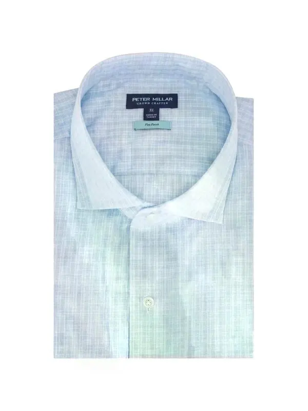 Peter Millar Crown Crafted Check-pattern Shirt - Blue