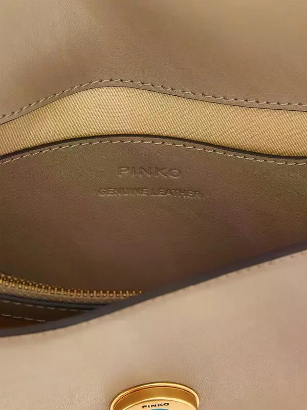 Pinko Love One Leather Crossbody Bag