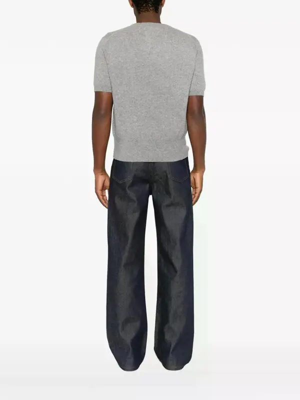 Extreme Cashmere Martina V-neck Short-sleeve Sweater