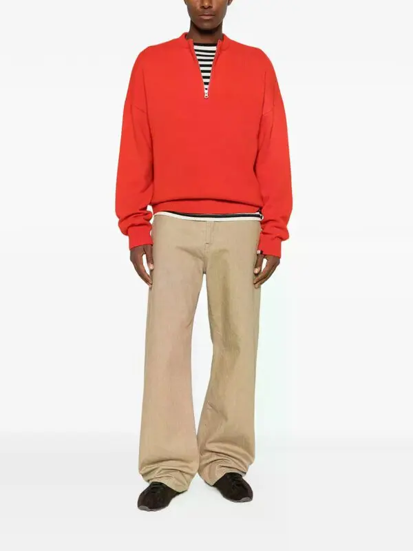 Extreme Cashmere Like Quarter-zip Sweater