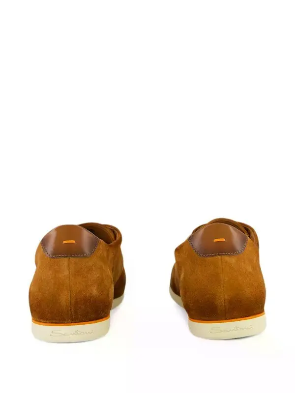 Santoni Suede Low-top Sneakers