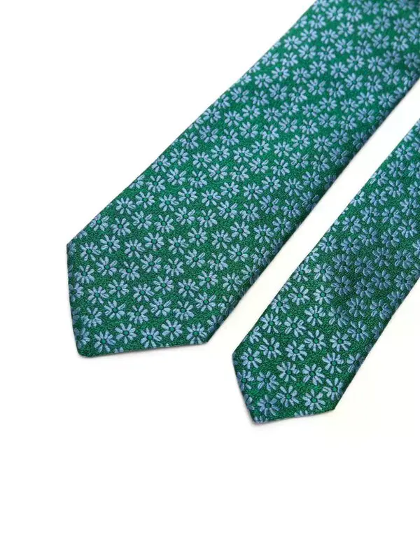 ANTONIO MURO Floral Pattern Neck Tie