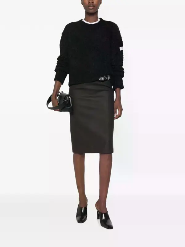 MAISON MARGIELA Asymmetric Midi Skirt