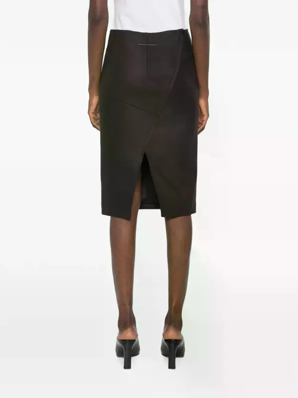 MAISON MARGIELA Asymmetric Midi Skirt