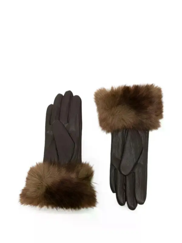 Apparis Faux-fur Trim Gloves