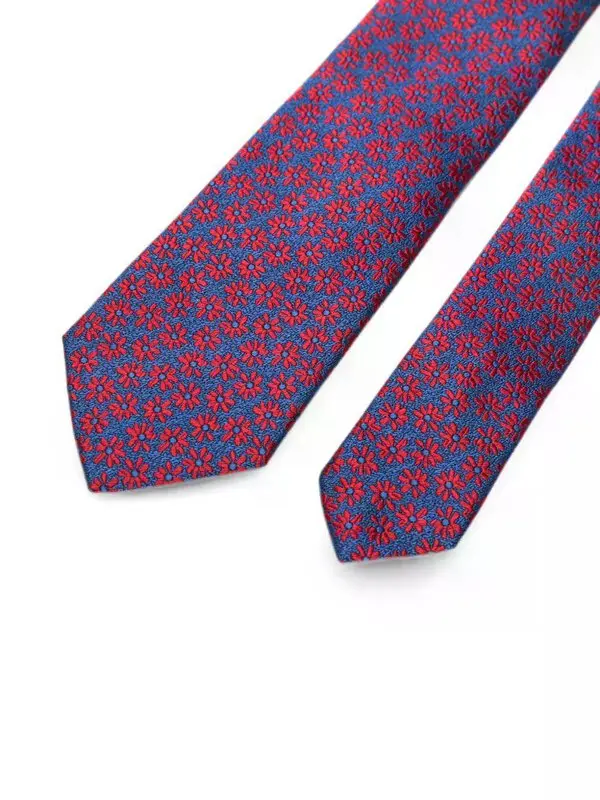 ANTONIO MURO Floral Print Neck Tie
