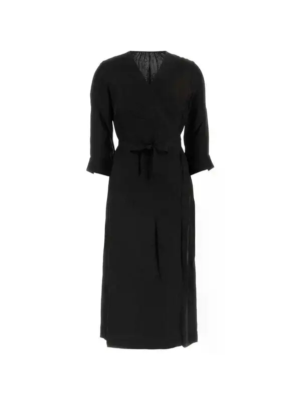 UMA WANG Anthea Wrap Midi Dress