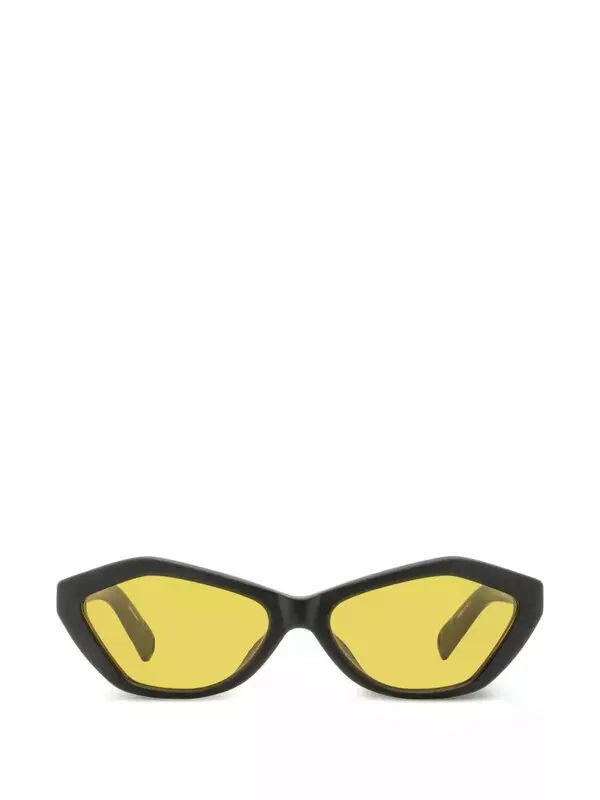 Jacquemus Geometric Cat-eye Sunglasses - Black