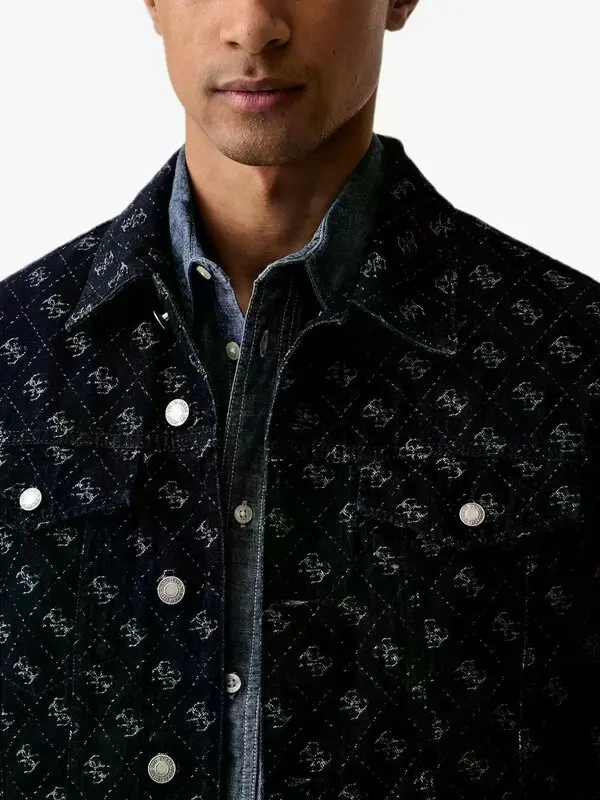 Guess Jacquard Denim Jacket