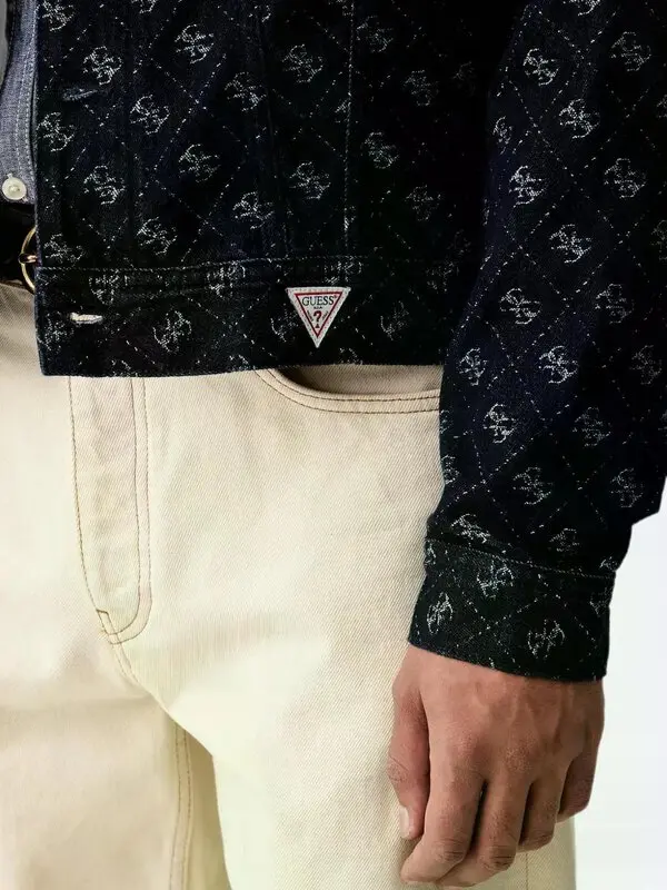 Guess Jacquard Denim Jacket