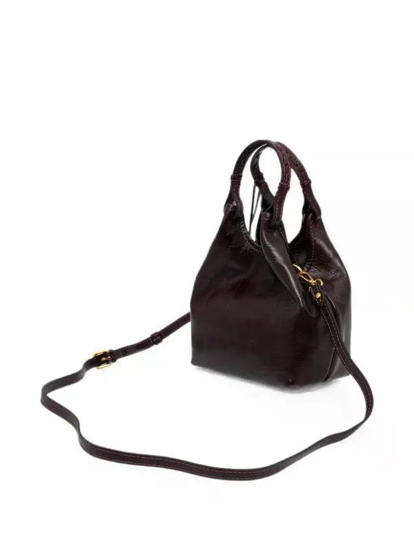 GIANNI CHIARINI Small Dua Leather Shoulder Bag