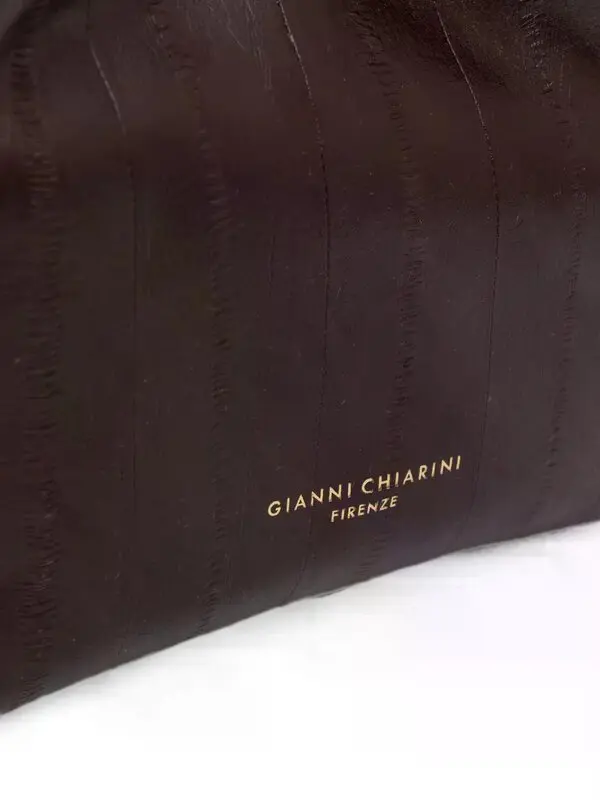 GIANNI CHIARINI Small Dua Leather Shoulder Bag