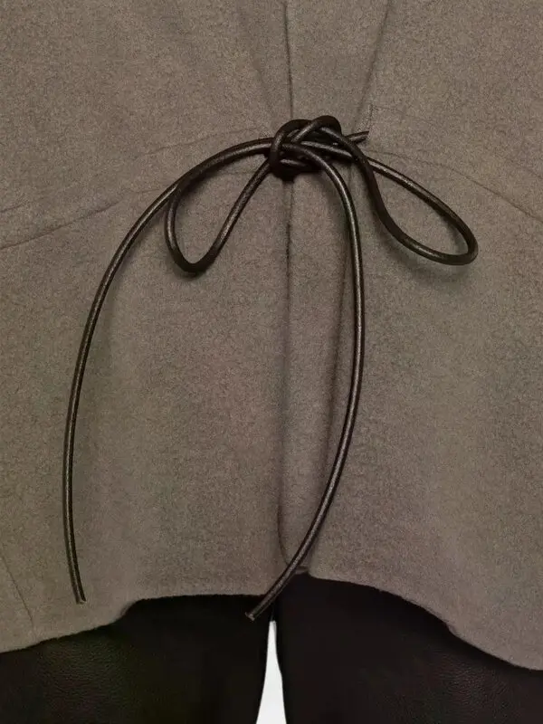 Rick Owens Sail Self-tie Flared Jacket