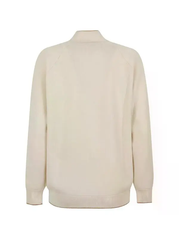 Kiton Zip-up Raglan-sleeve Cardigan