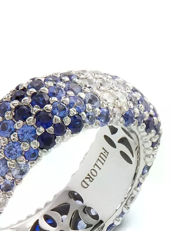 FULLORD Ghost Sapphire And Diamond Ring - Silver