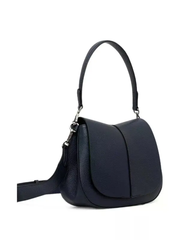 GIANNI CHIARINI Medium Helena Round Grained-leather Shoulder Bag