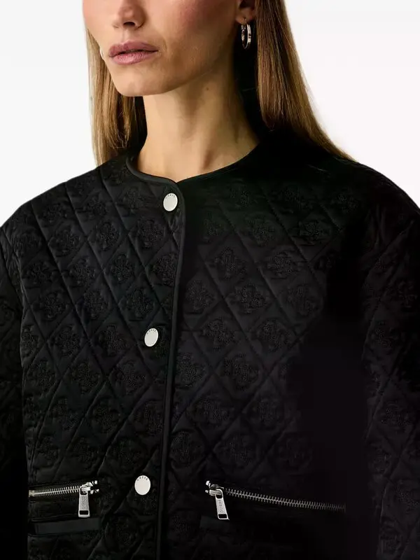 Guess Logo Quilted Jacket