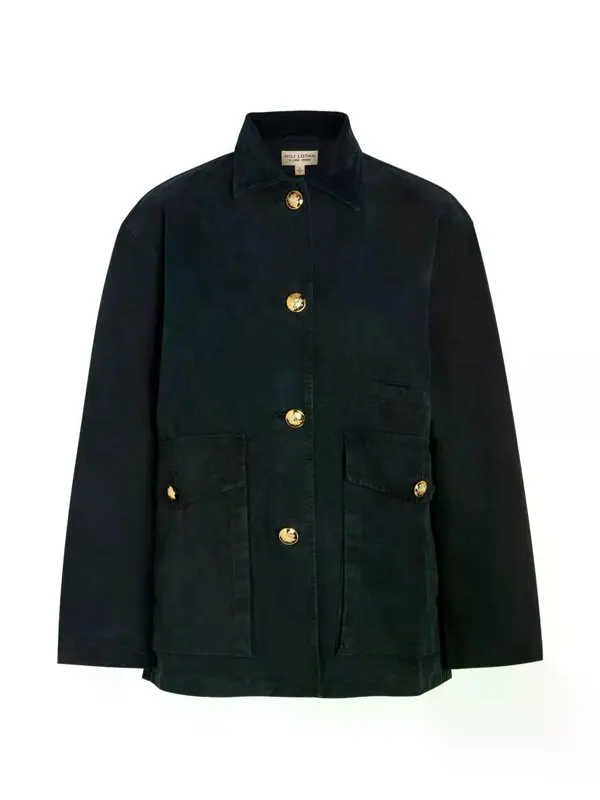NILI LOTAN Button-up Bomber Jacket